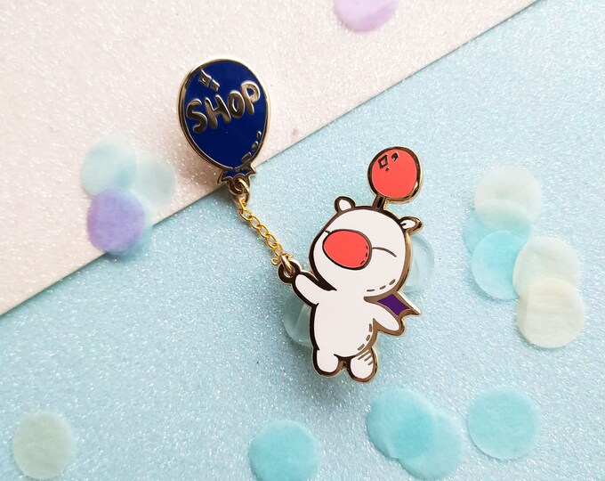 Final Fantasy / Kingdom Hearts Moogle Shop Enamel Pin - Etsy