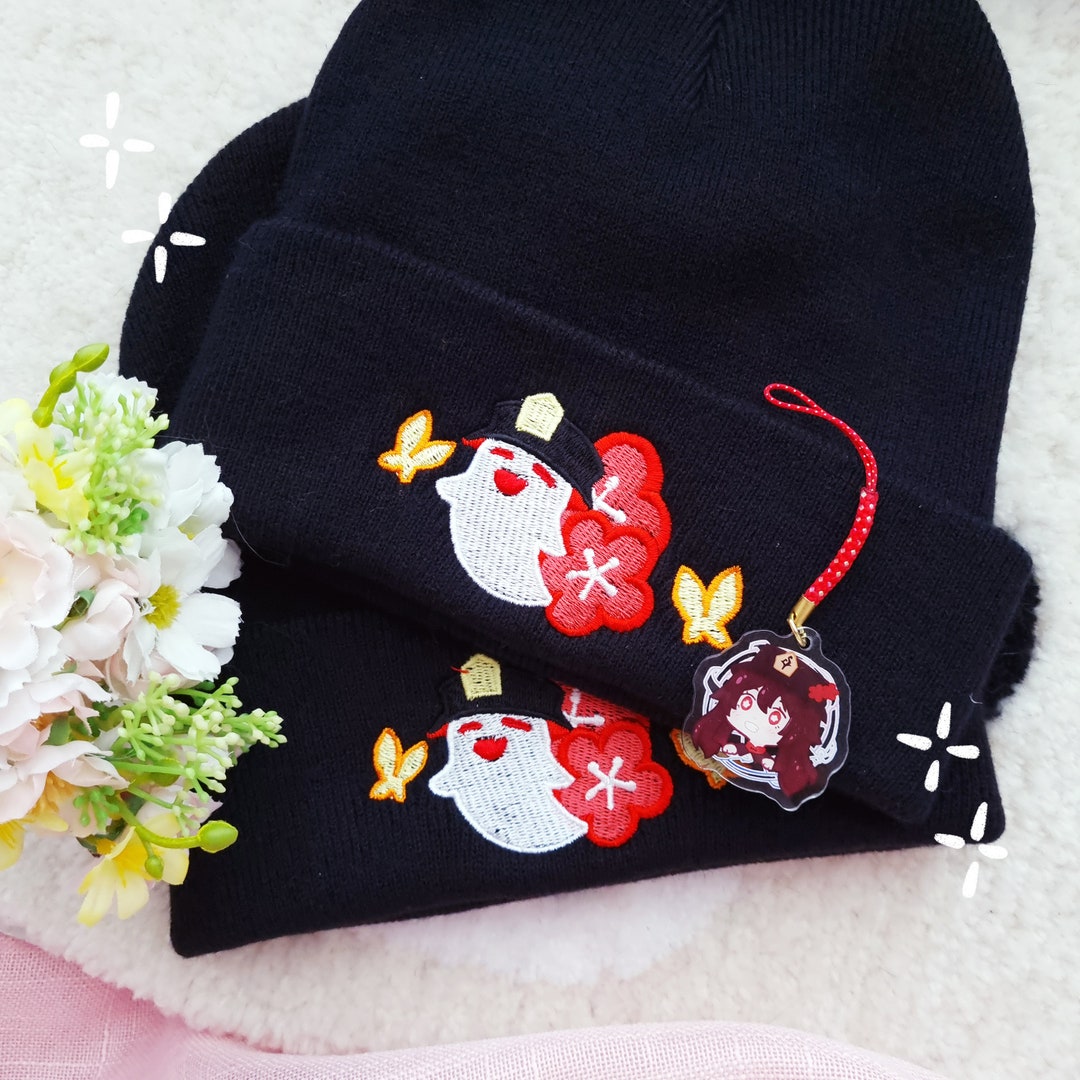 Bootao Hutao Ghost Black Beanie - Etsy