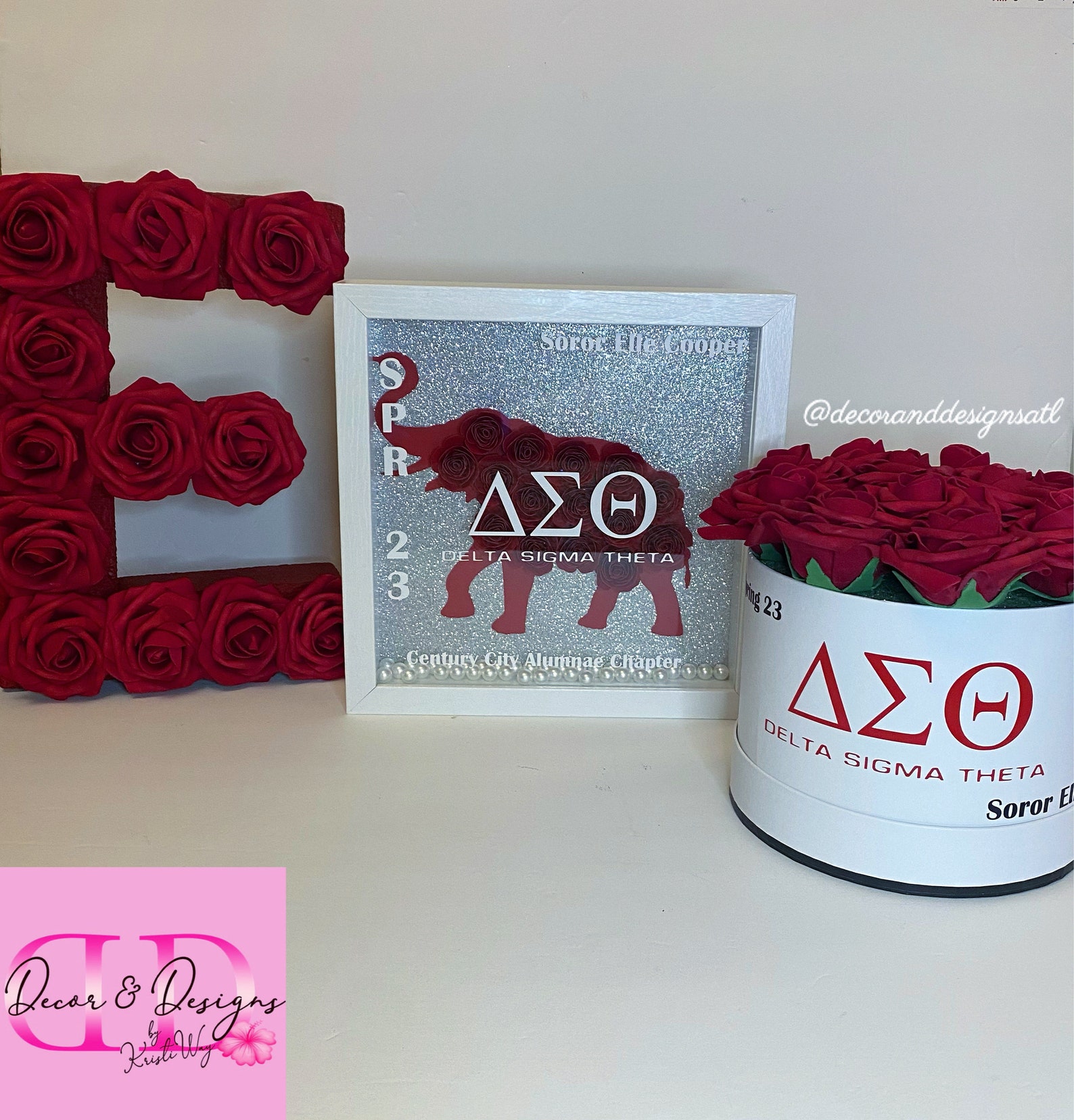 Floral Rose Letter - Etsy