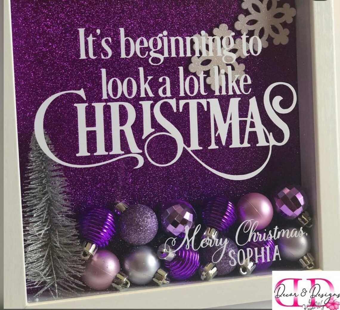 Holiday Themed Shadow Box | Etsy