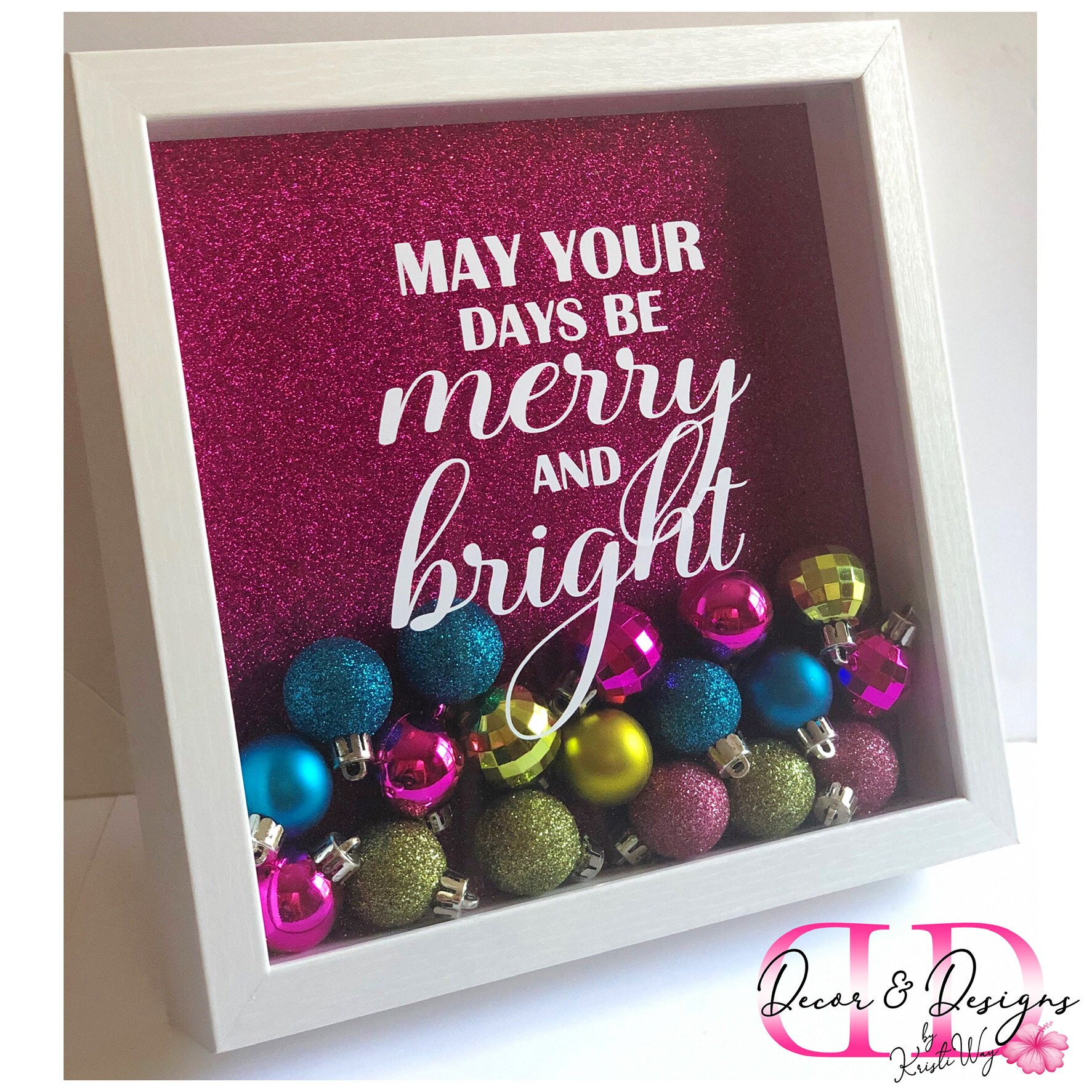 Holiday Themed Shadow Box - Etsy Canada