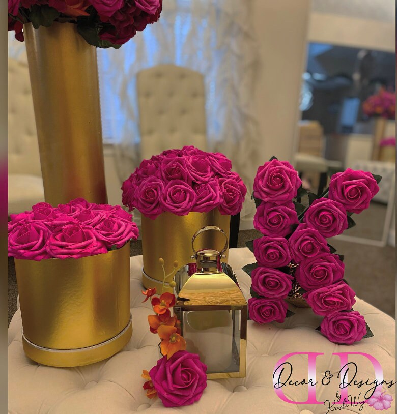 Floral Rose letter | Etsy