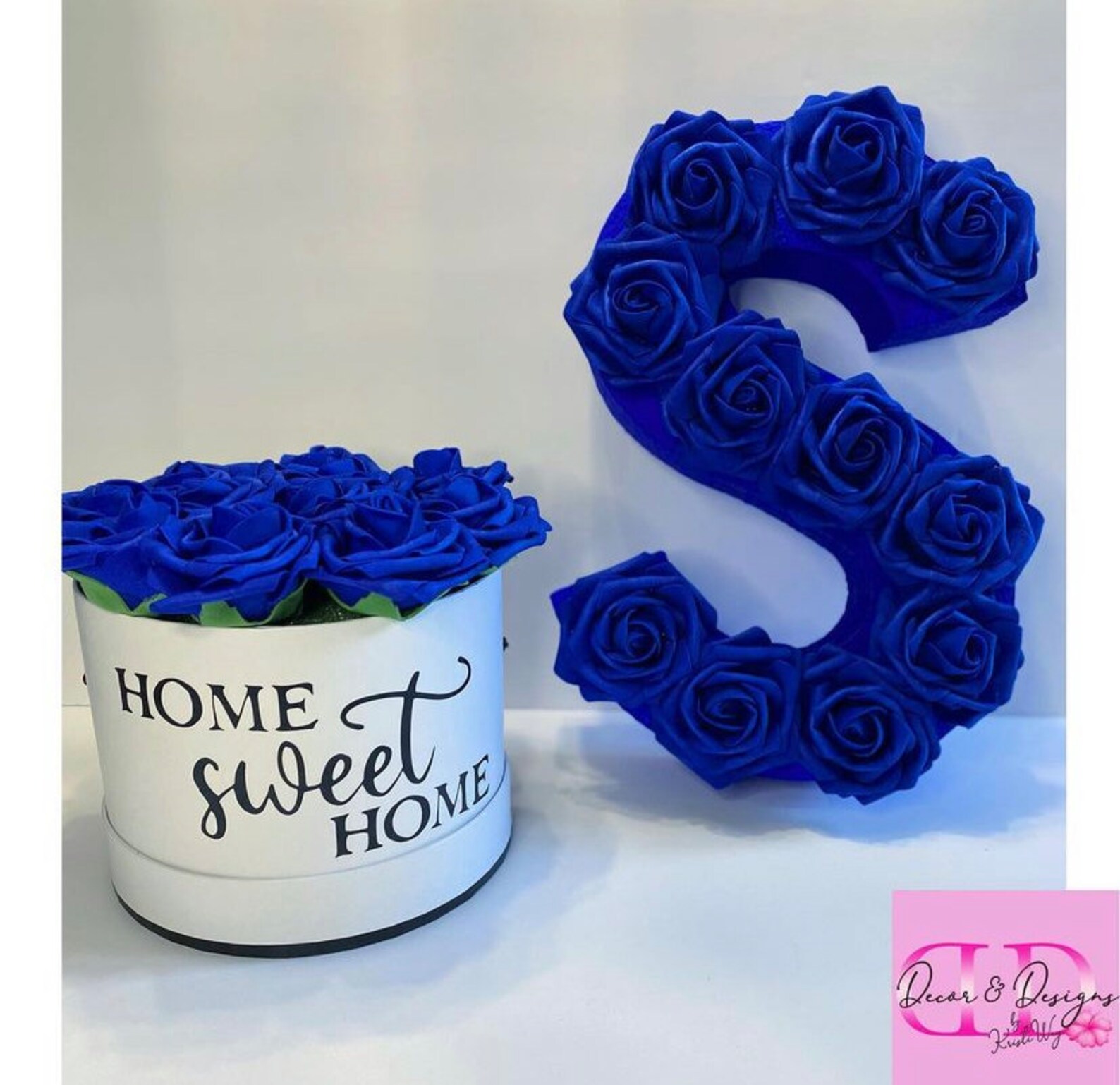 Floral Rose Letter - Etsy
