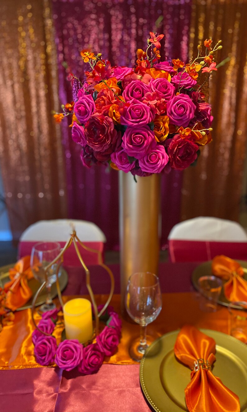 Silk Floral Centerpiece Topper - Etsy