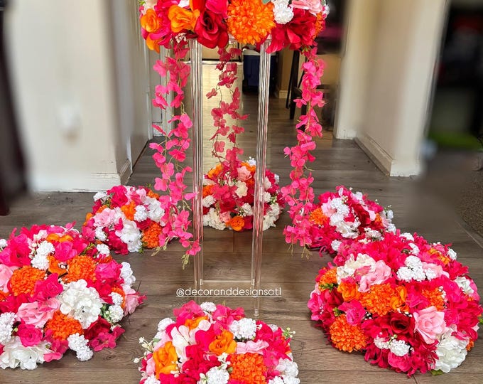 Silk Floral Centerpiece Topper - Etsy