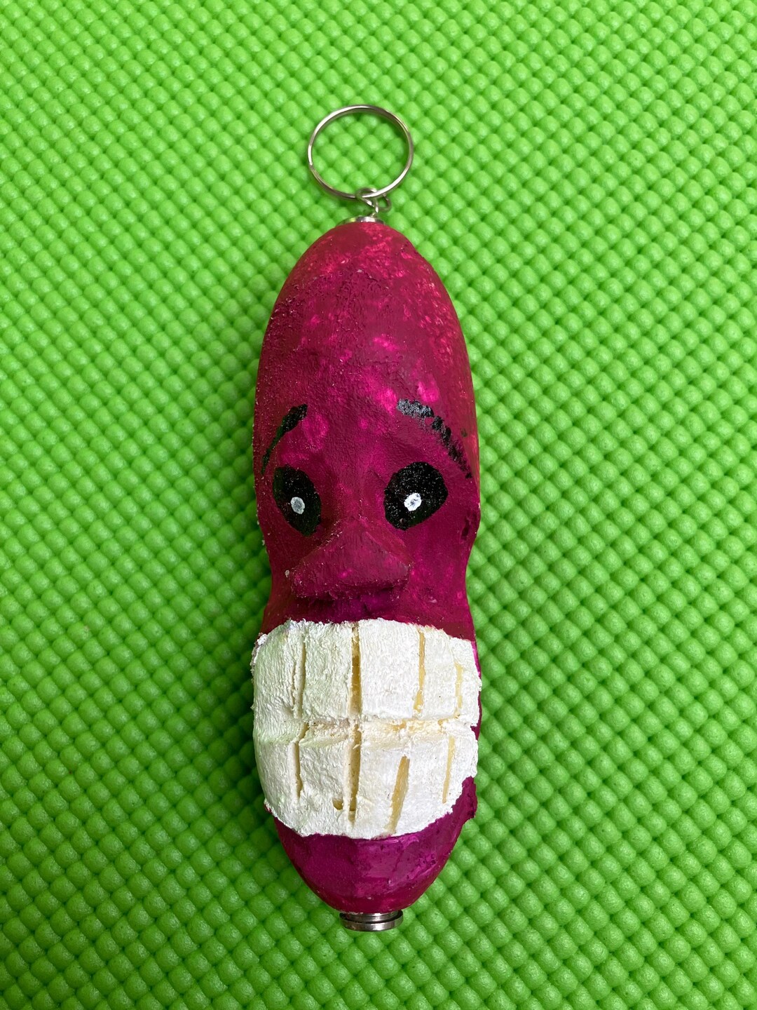 Creepy Ugly Weird Looking Guy Hand Carved Wood Art Sculpture Figurine ...