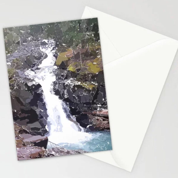 Waterfall Artwork - Etsy