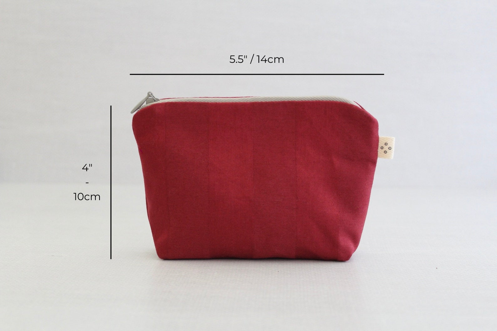 Upcycled Fabric Coin Purse With Inside Pocket, Handmade and Sustainable ...