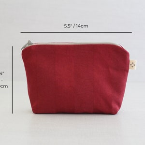 Upcycled Fabric Coin Purse With Inside Pocket, Handmade and Sustainable ...
