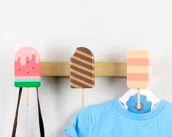Ice Cream Wall Hooks - Etsy