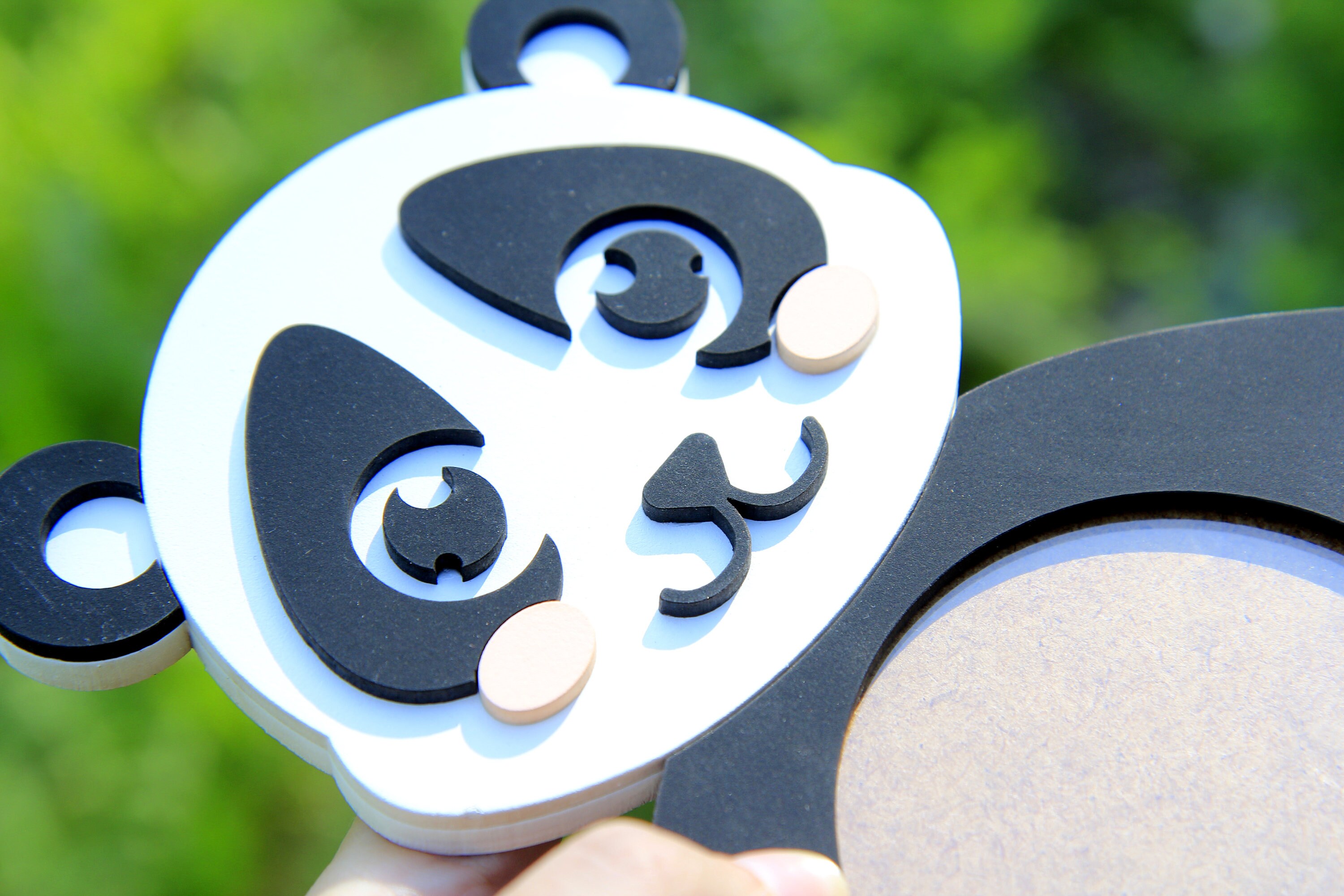 Panda bear photo frame kids picture frame baby shower gift | Etsy