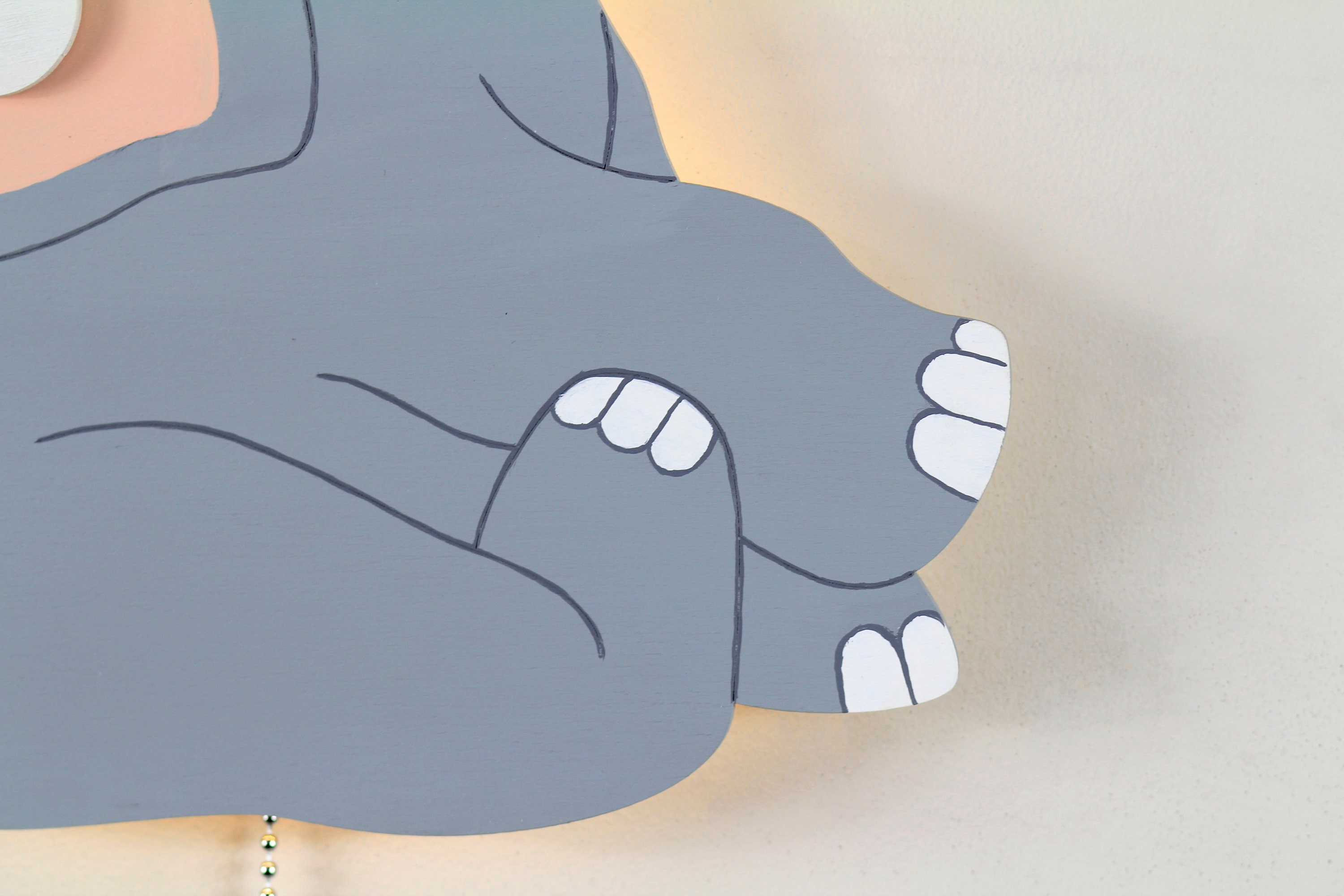 Wooden Lighting Elephant Nursery Wall Lighting LED Nursery - Etsy