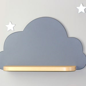 Cloud Wall Shelf Set of 3, Cloud Shelf for Nursery, Kids Room Shelves ...