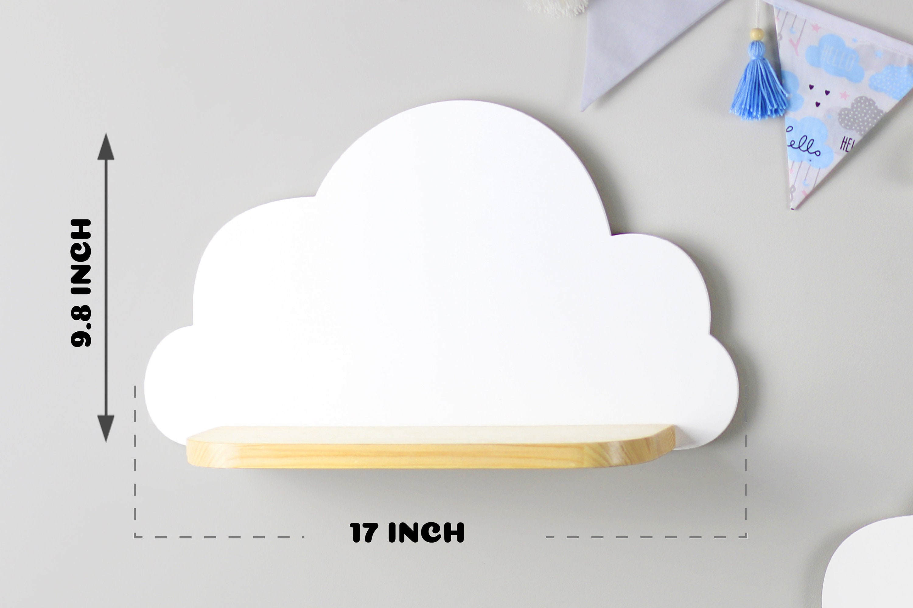 Wooden Cloud Shelf Floating Shelf Cloud Shelf for Baby - Etsy