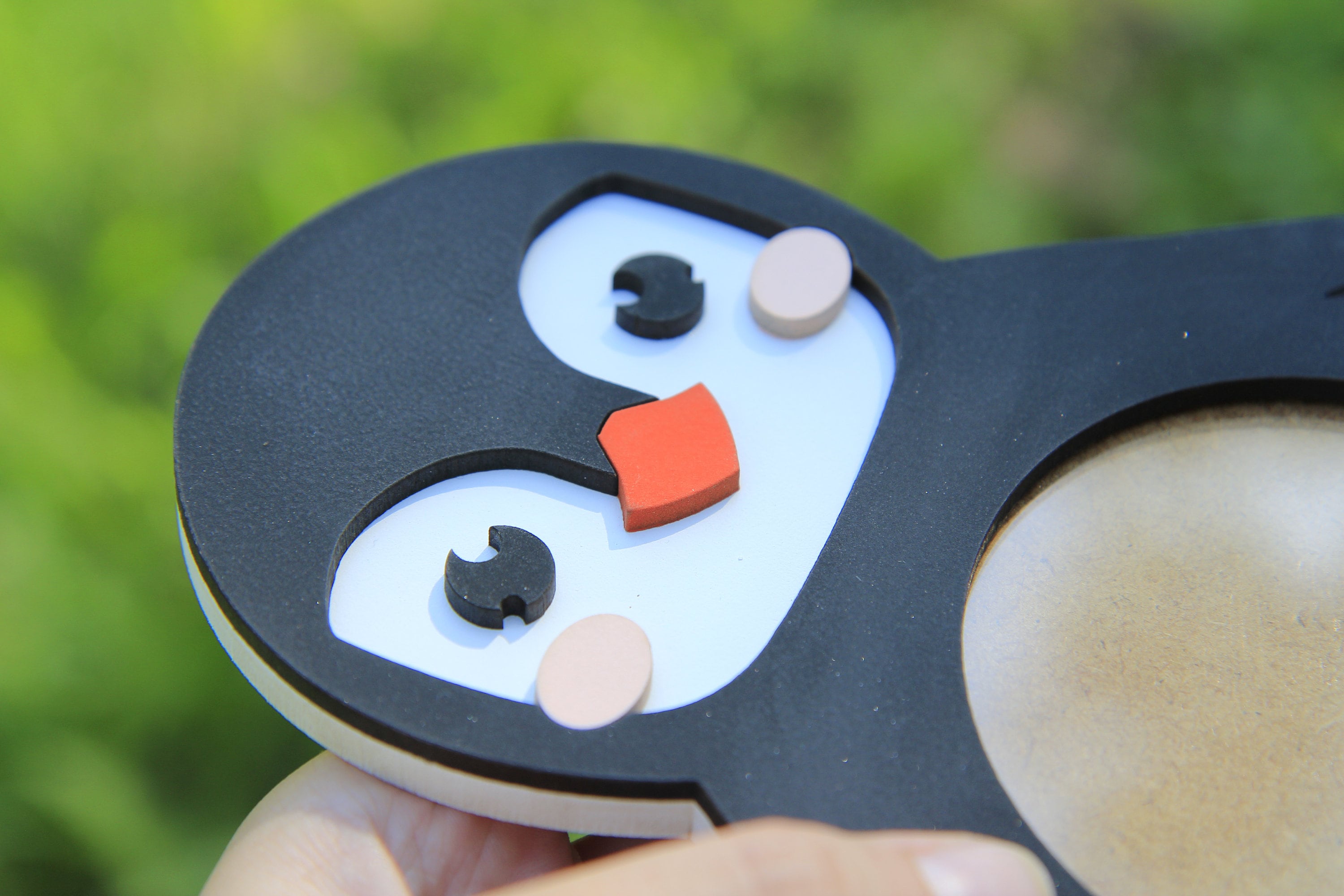 Kids Photo Frame Penguin Wooden Penguin Little Wooden - Etsy