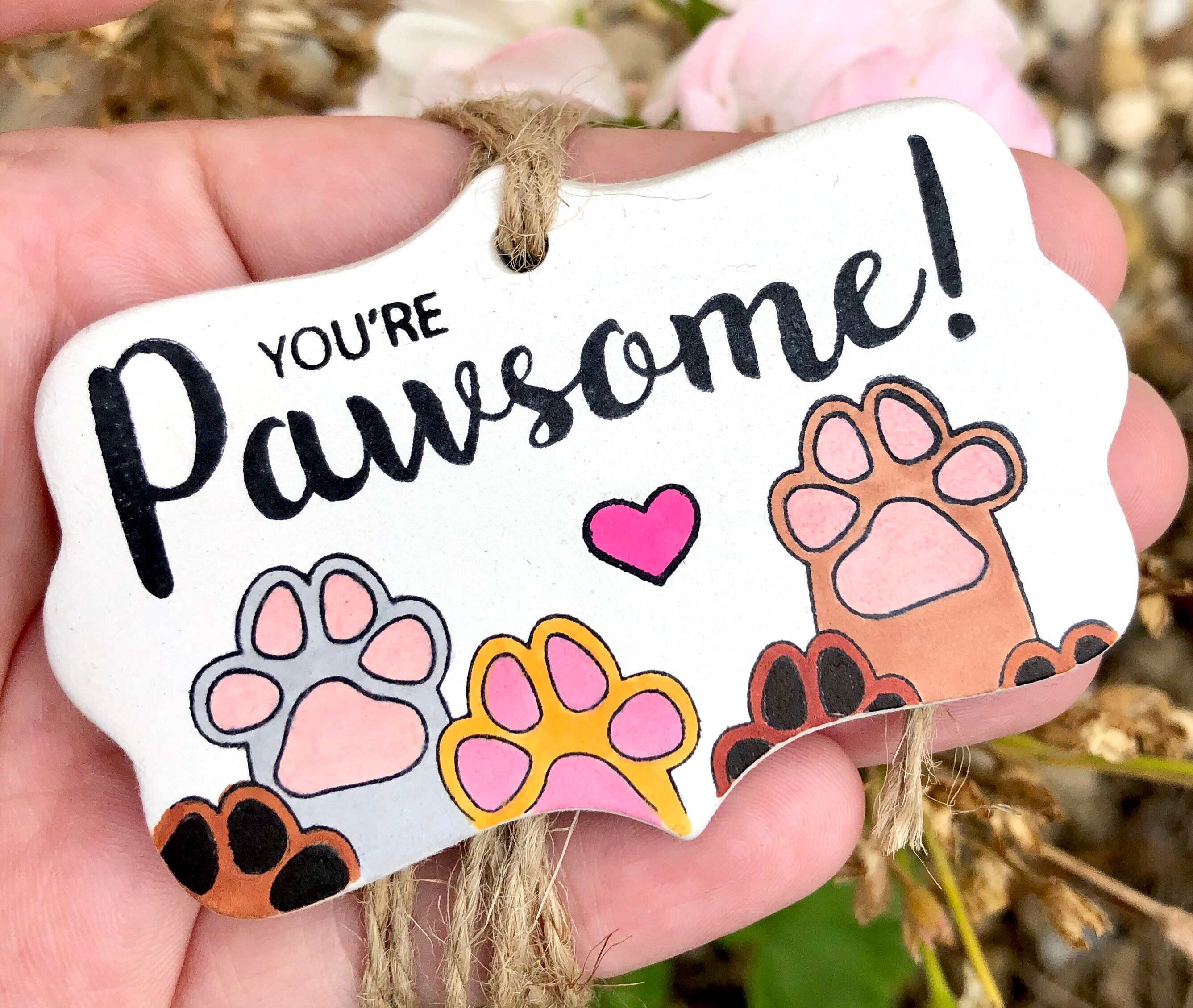 Youre Pawsome Keepsake Gift Vet gift Vet Nurse Gift Pet - Etsy.de