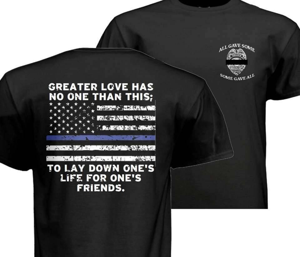Fallen Police Officer Shirt Etsy