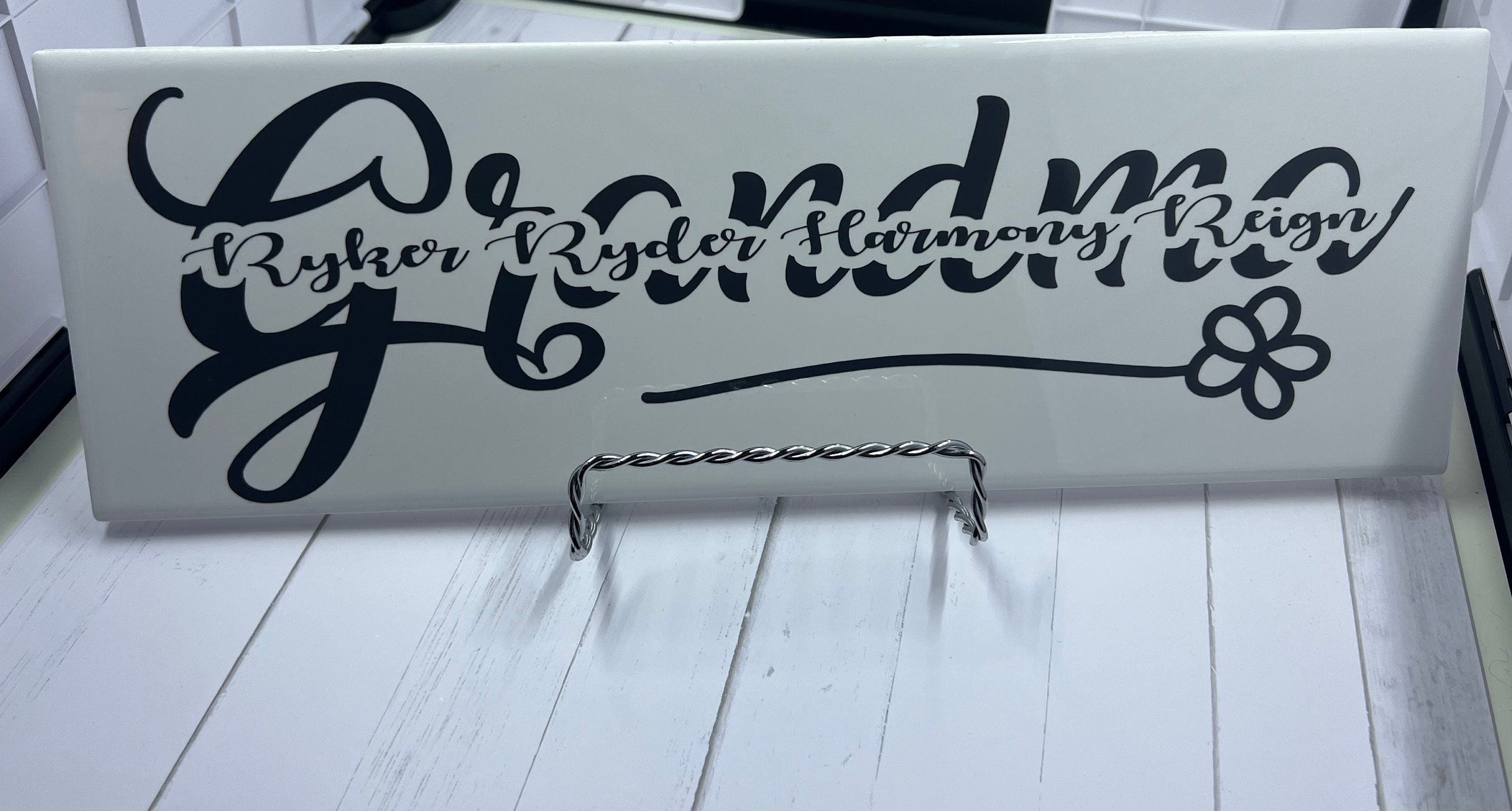 Custom 4x12 Tile Plaques Personalized Name Tiles, Made to Order - Etsy