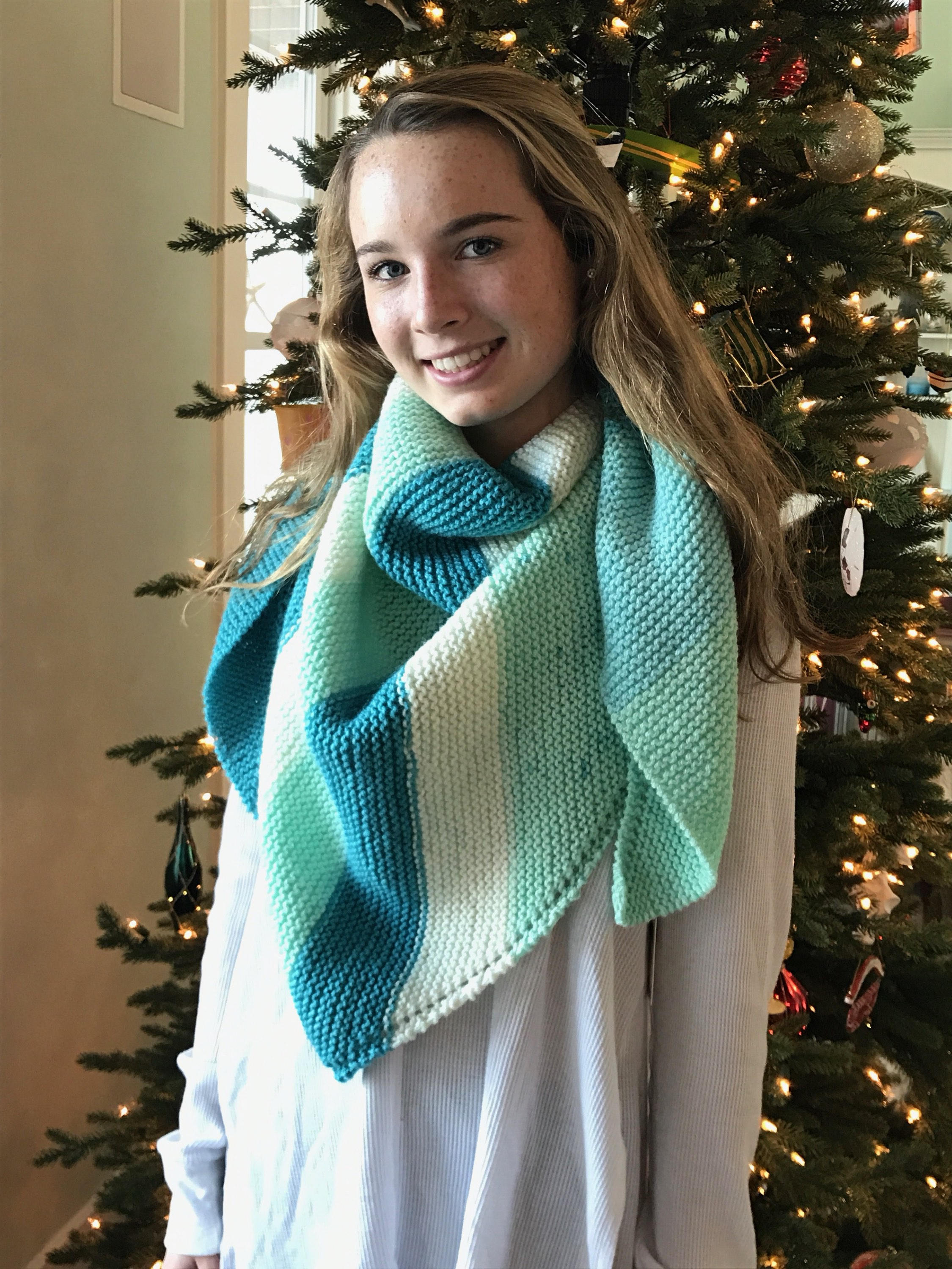 Triangle Shawl - Etsy