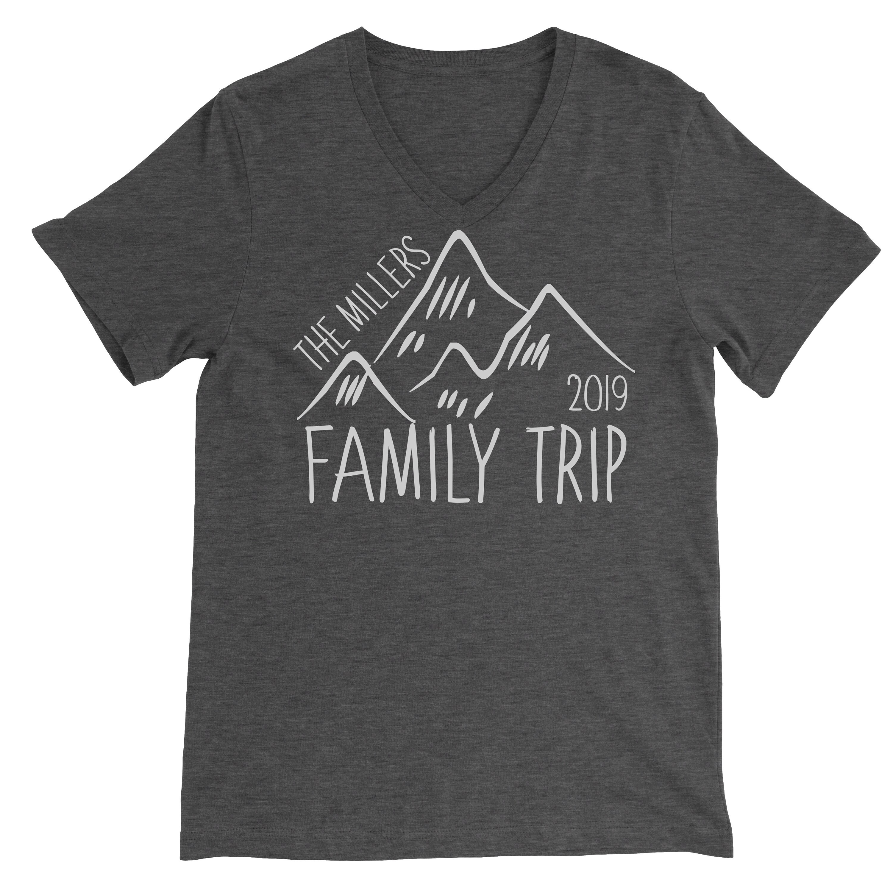 Family Camping Shirt. Family Trip Mountains. Matching Vacation | Etsy