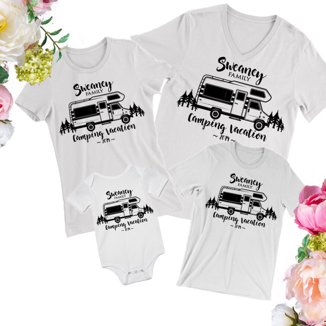 Matching RV Family Vacation Shirts: Camping Adventure Tees - Etsy