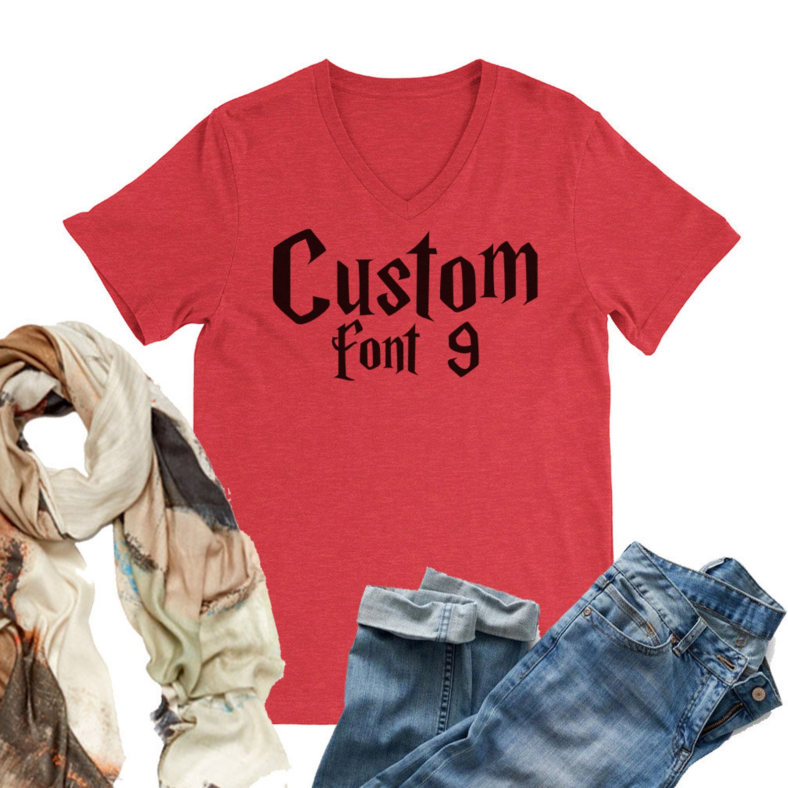 Custom Tee Shirt Personalized Tee Your Text Here Custom Etsy