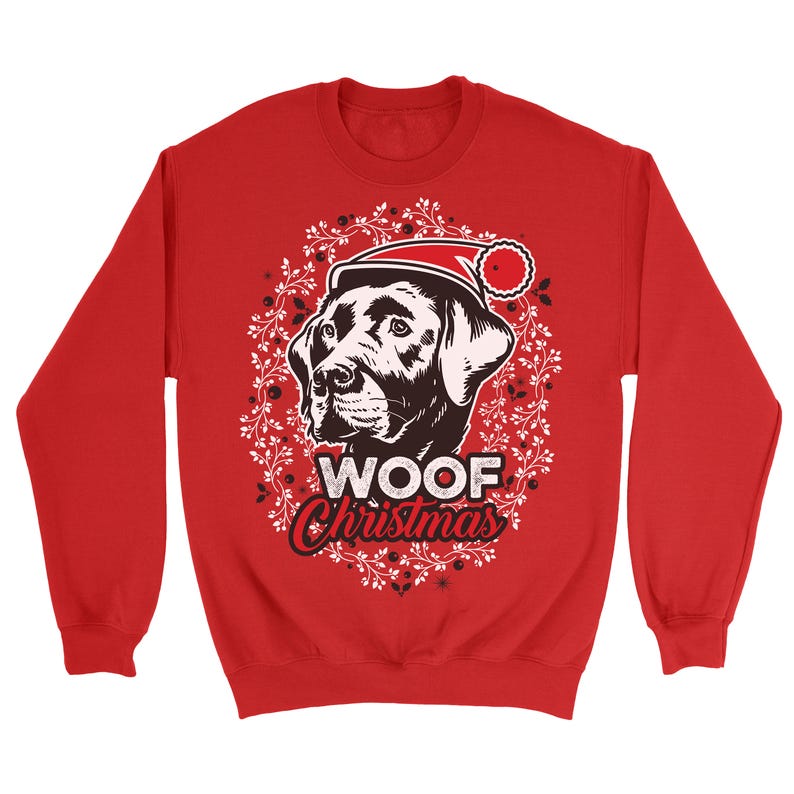 Labrador Retriever Ugly Christmas Sweater. Unisex Sweatshirt. - Etsy