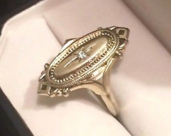 Gold avon ring | Etsy