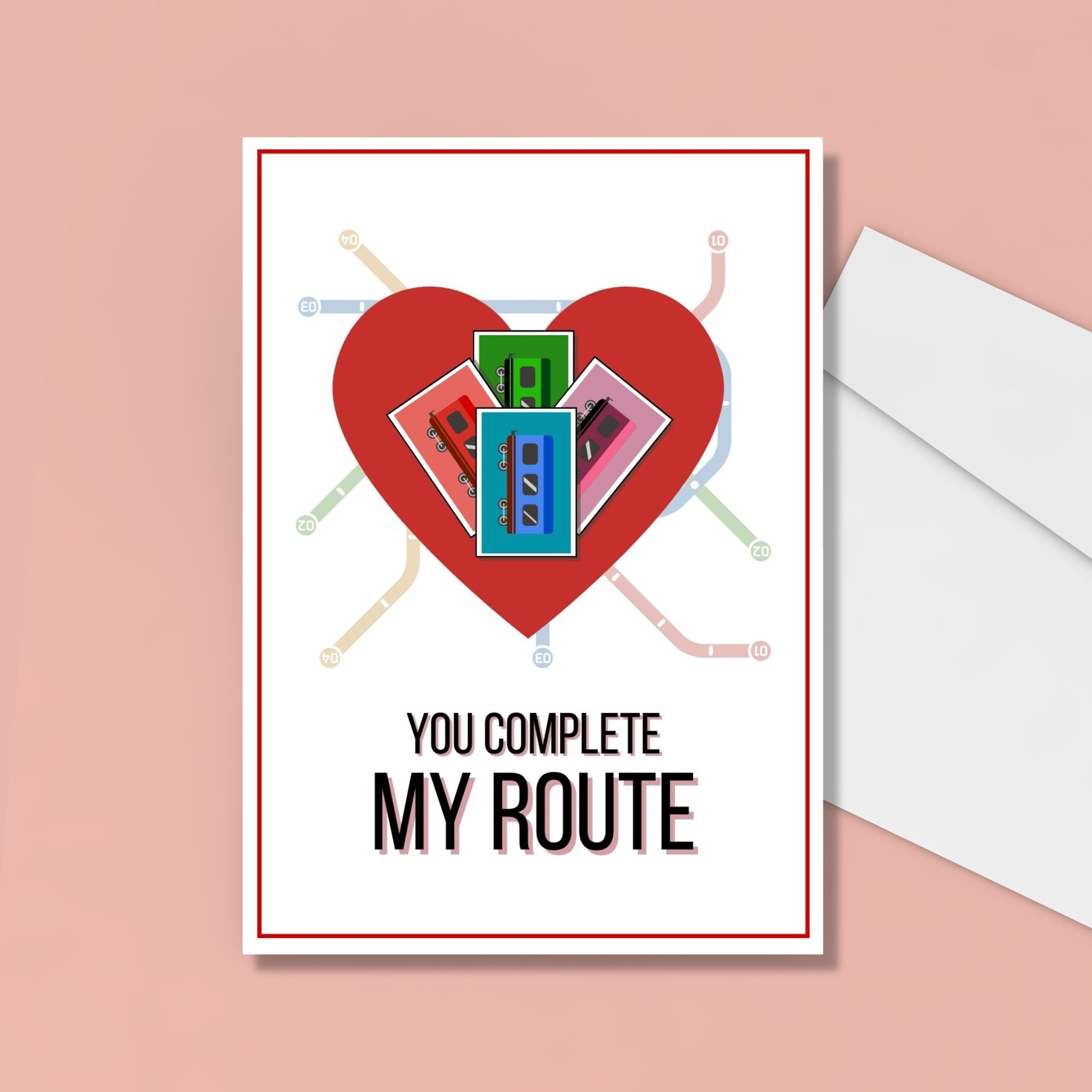 Cute Board Game Train Printable Greeting Card, Board Game Table ...