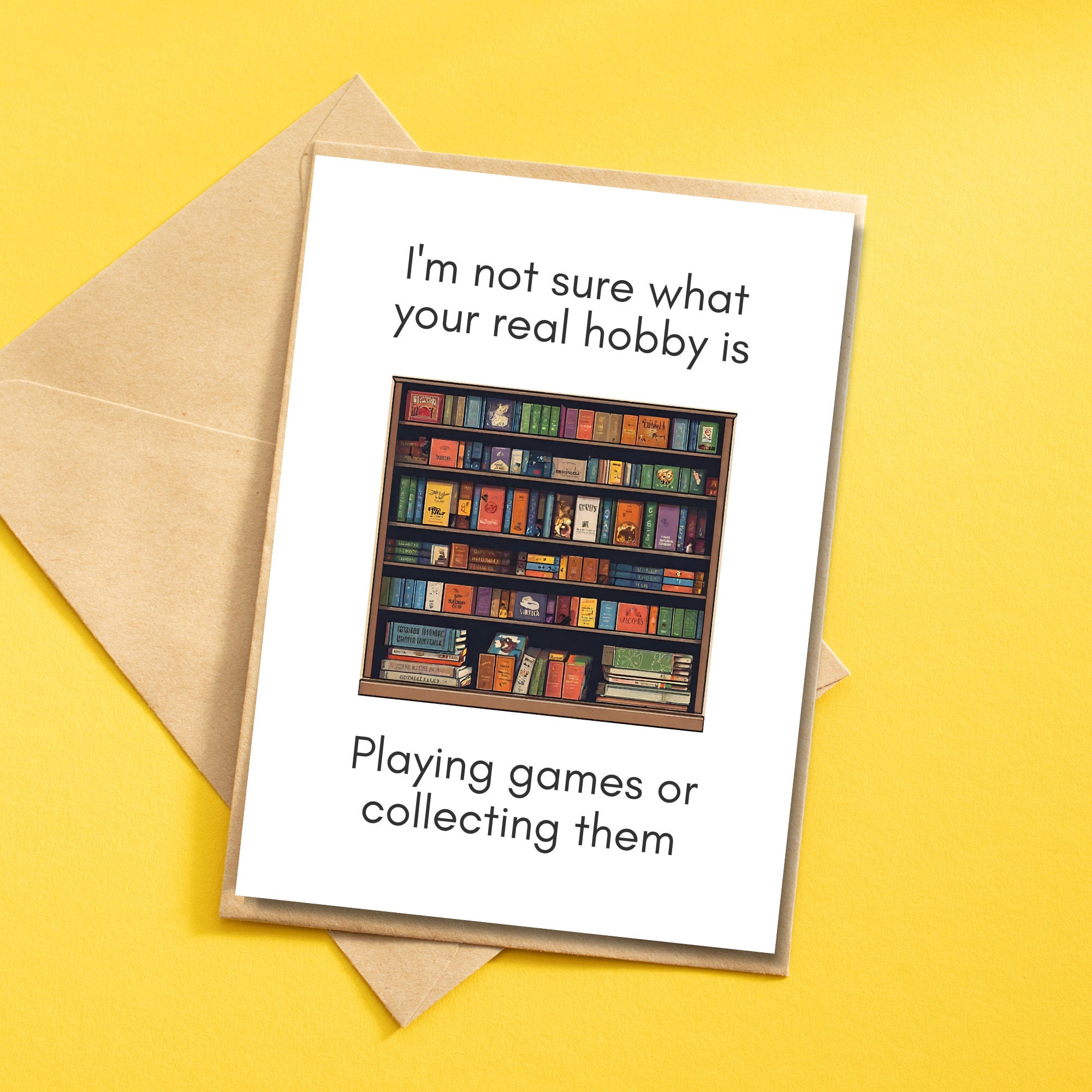 Birthday Board Game Printable Greeting Card, Cute Tabletop Game, Card ...