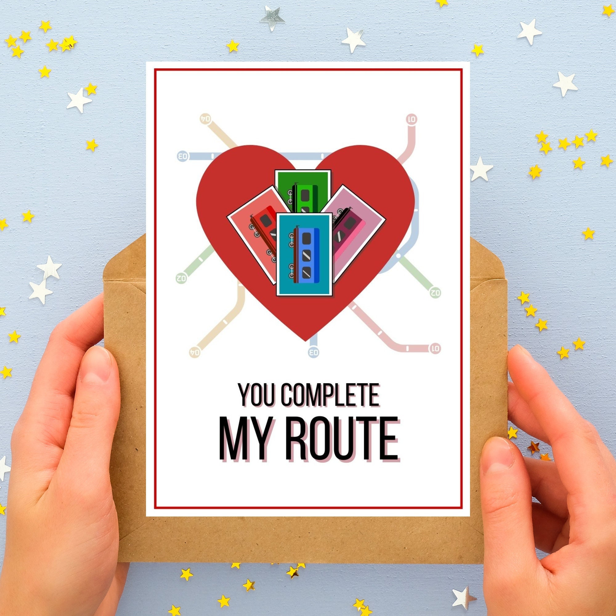 Cute Board Game Train Printable Greeting Card, Board Game Table ...
