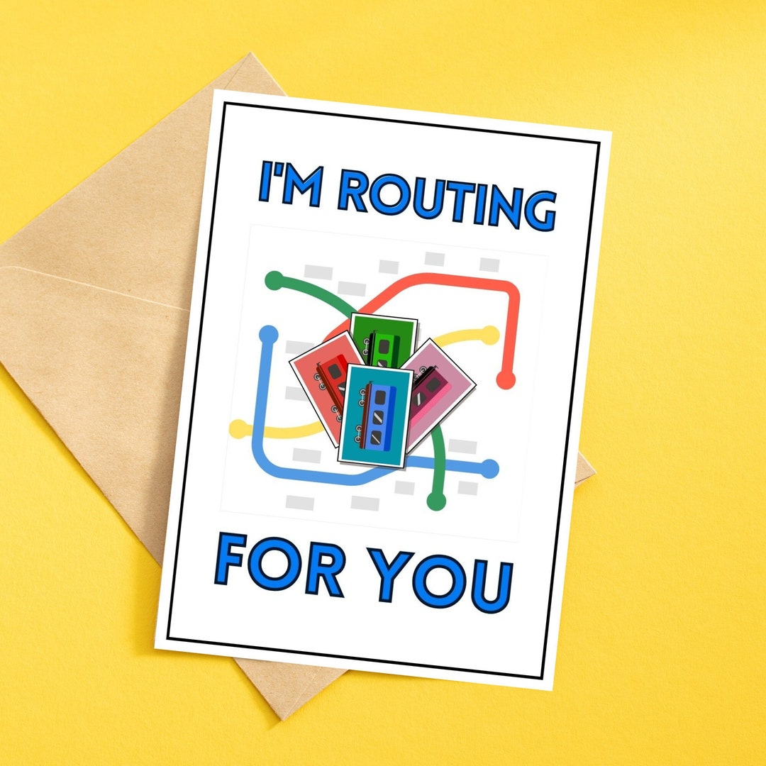 Board Game Greeting Card Board Game Gift Accessory Routing - Etsy
