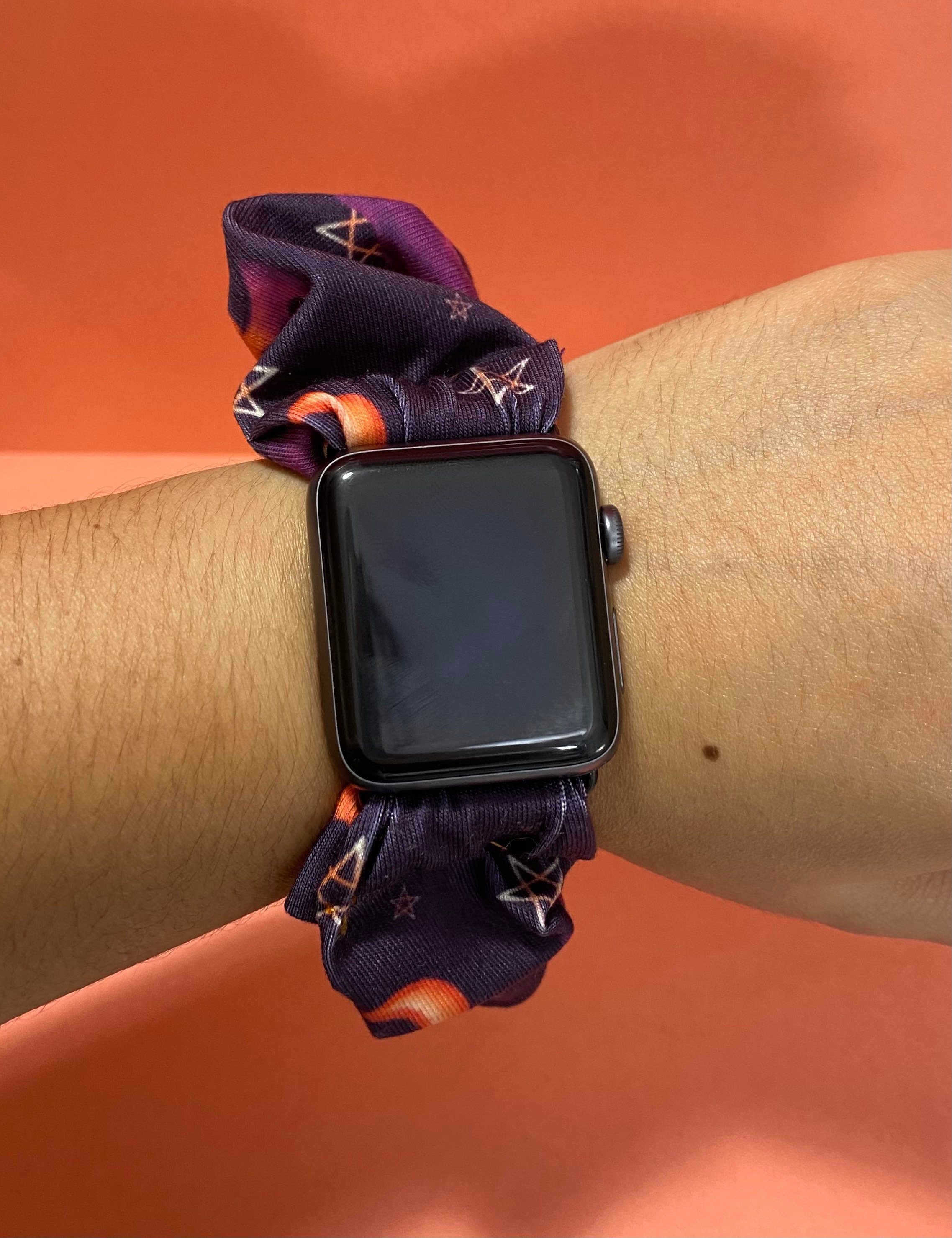 Spooky Ghost and Bats Scrunchy Band for Apple Watch | Etsy