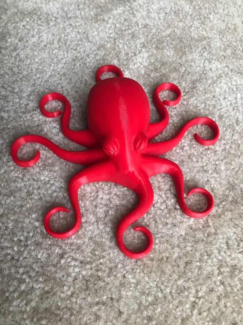 Octopus Figurine Octopus Wall Art Octopus Art Octopus - Etsy