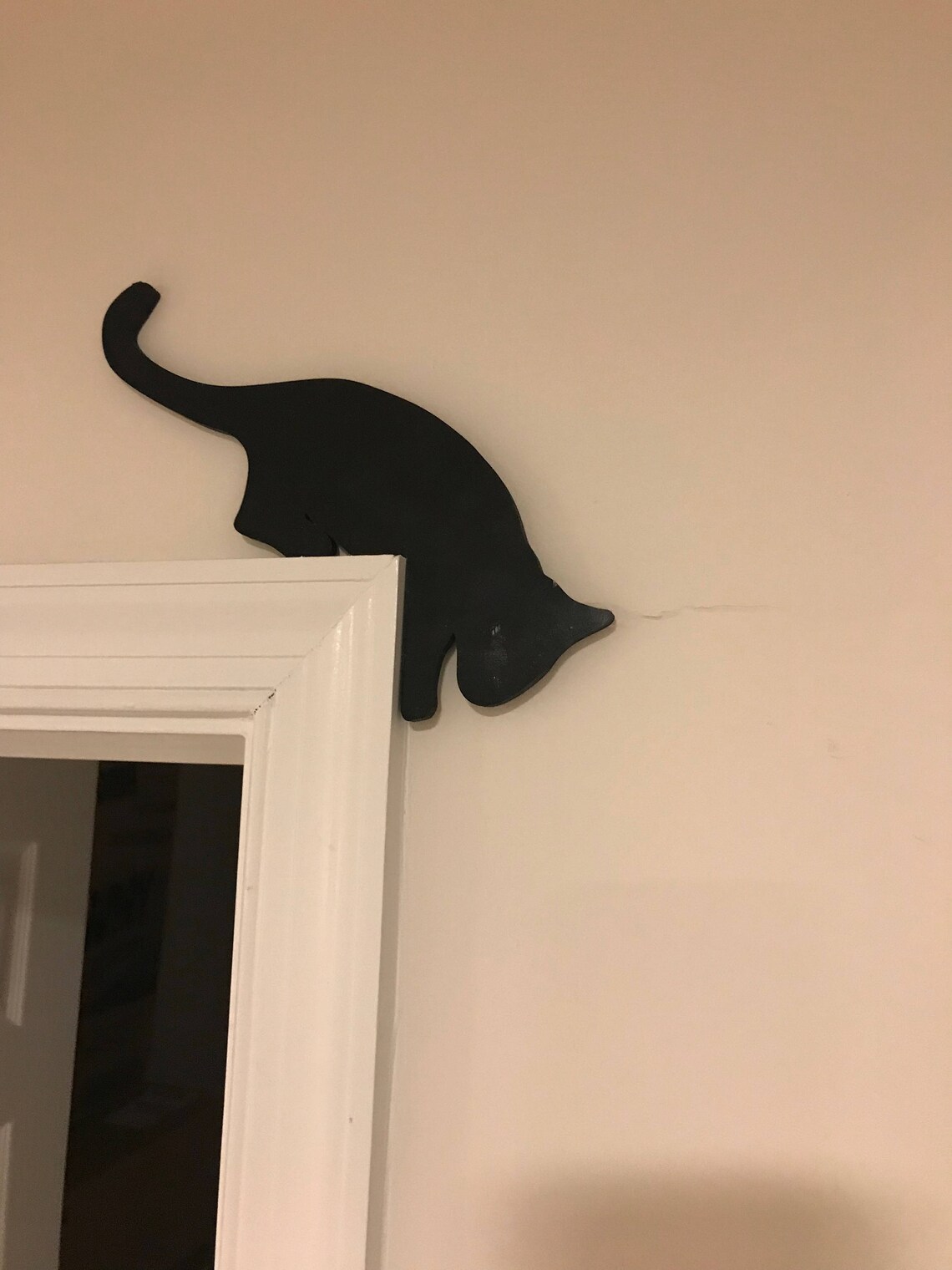Cat Silhouette Door Topper Kitten Door Topper Kitten - Etsy