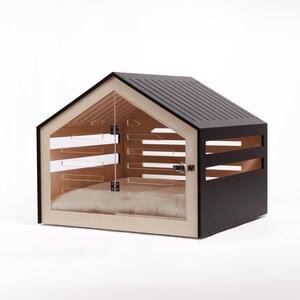 Dog Kennel With With Acrylic Front Panel and a Door Venlo. Indoor ...