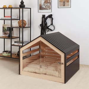 Dog Kennel With With Acrylic Front Panel and a Door Venlo. Indoor ...