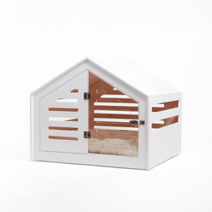 Dog Kennel With Acrylic Door Venlo. Indoor Wooden Crate for Small and ...