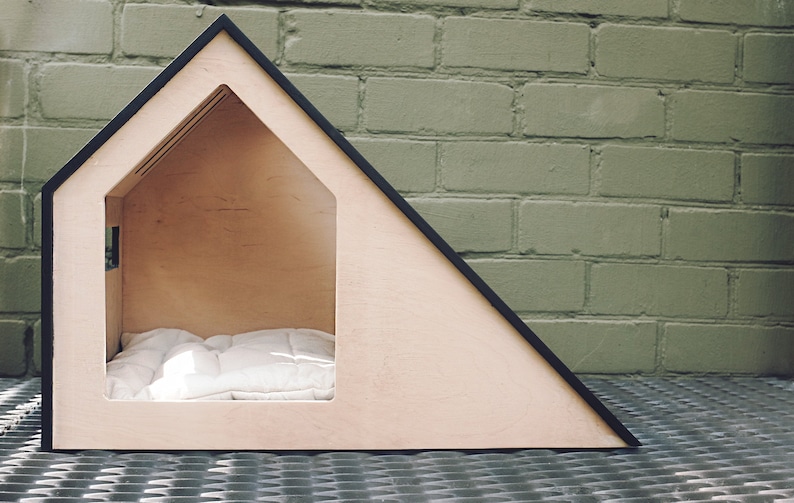 Modern Dog House/indoor Wooden Dog House/dog Kennel/dog | Etsy