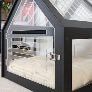 Fully Transparent Modern Dog and Cat Crate With Acrylic Sides Petso ...