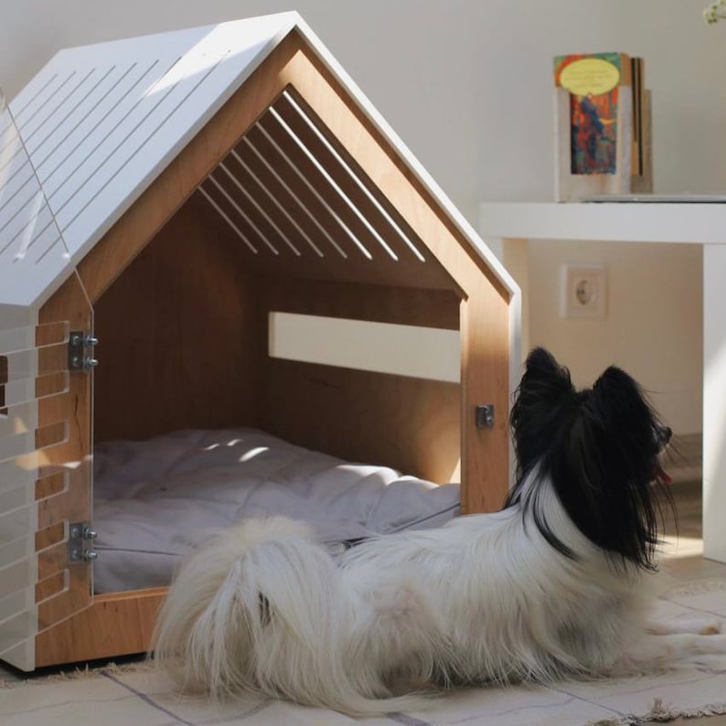 Modern Dog and Cat House With Acrylic Door Petso. Dog Bed Cat - Etsy