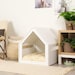 Minimalist Dog and Cat House Petso With All Over Painting/dog Bed/cat ...