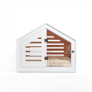 Dog Kennel With Acrylic Door Venlo. Indoor Wooden Crate for Small and ...