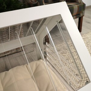Fully Transparent Modern Dog and Cat Crate With Acrylic Sides Petso ...