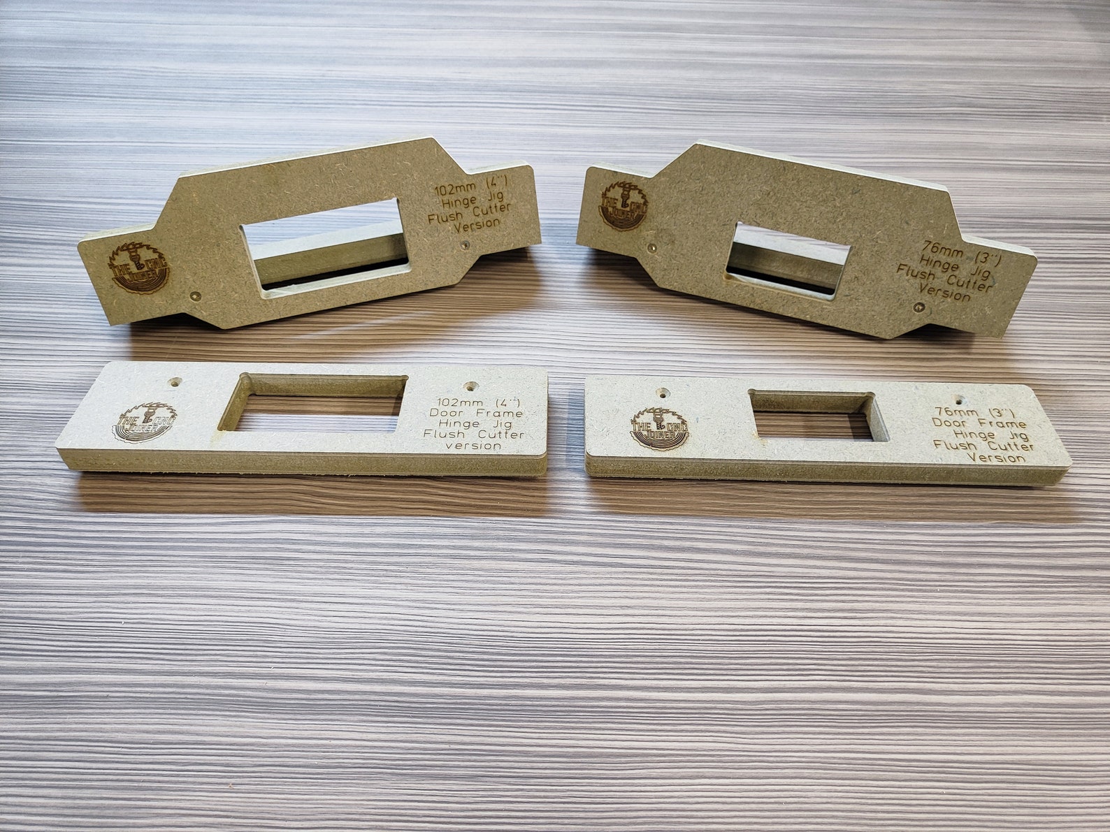 Door Hinge Router Jigs & Frame Hinge Jigs - (102mm 4”) and (76mm 3 ...