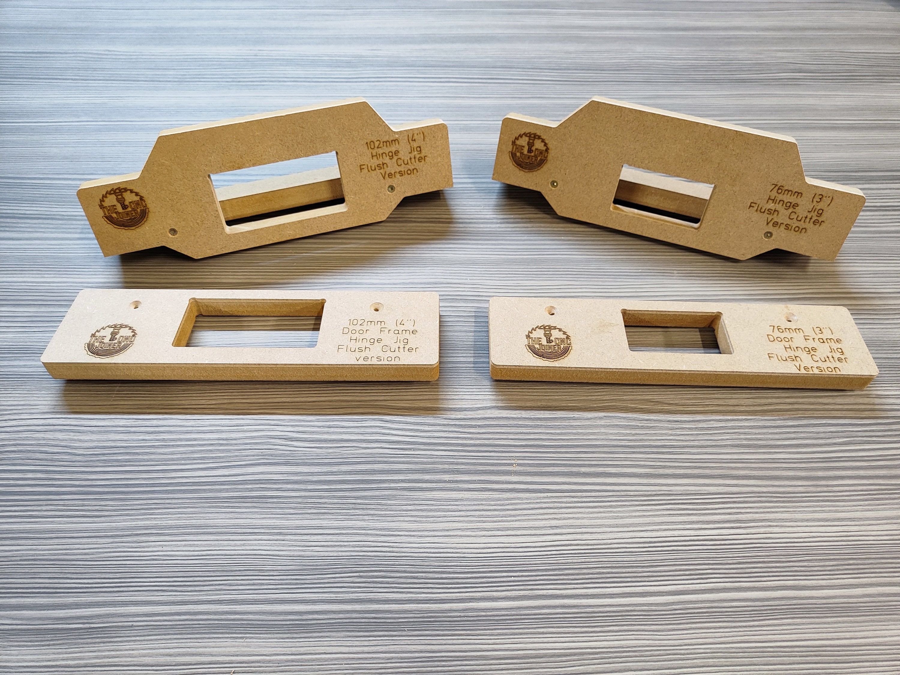 Door Hinge Router Jigs & Frame Hinge Jigs - (102mm 4”) and (76mm 3 ...
