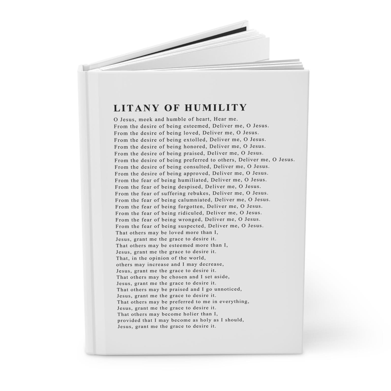 Litany of Humility | Catholic Prayers | Prayer Journal | Catholic Gift ...