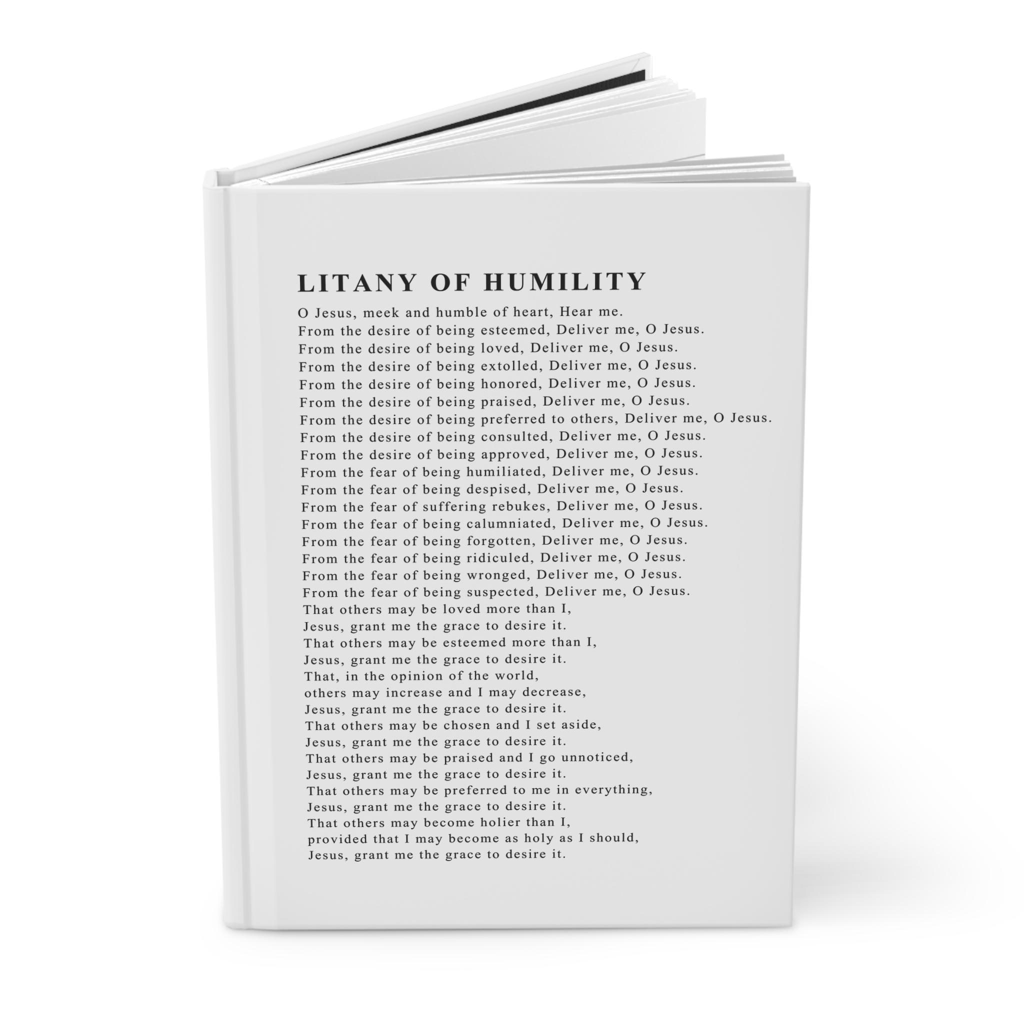 Litany of Humility | Catholic Prayers | Prayer Journal | Catholic Gift ...