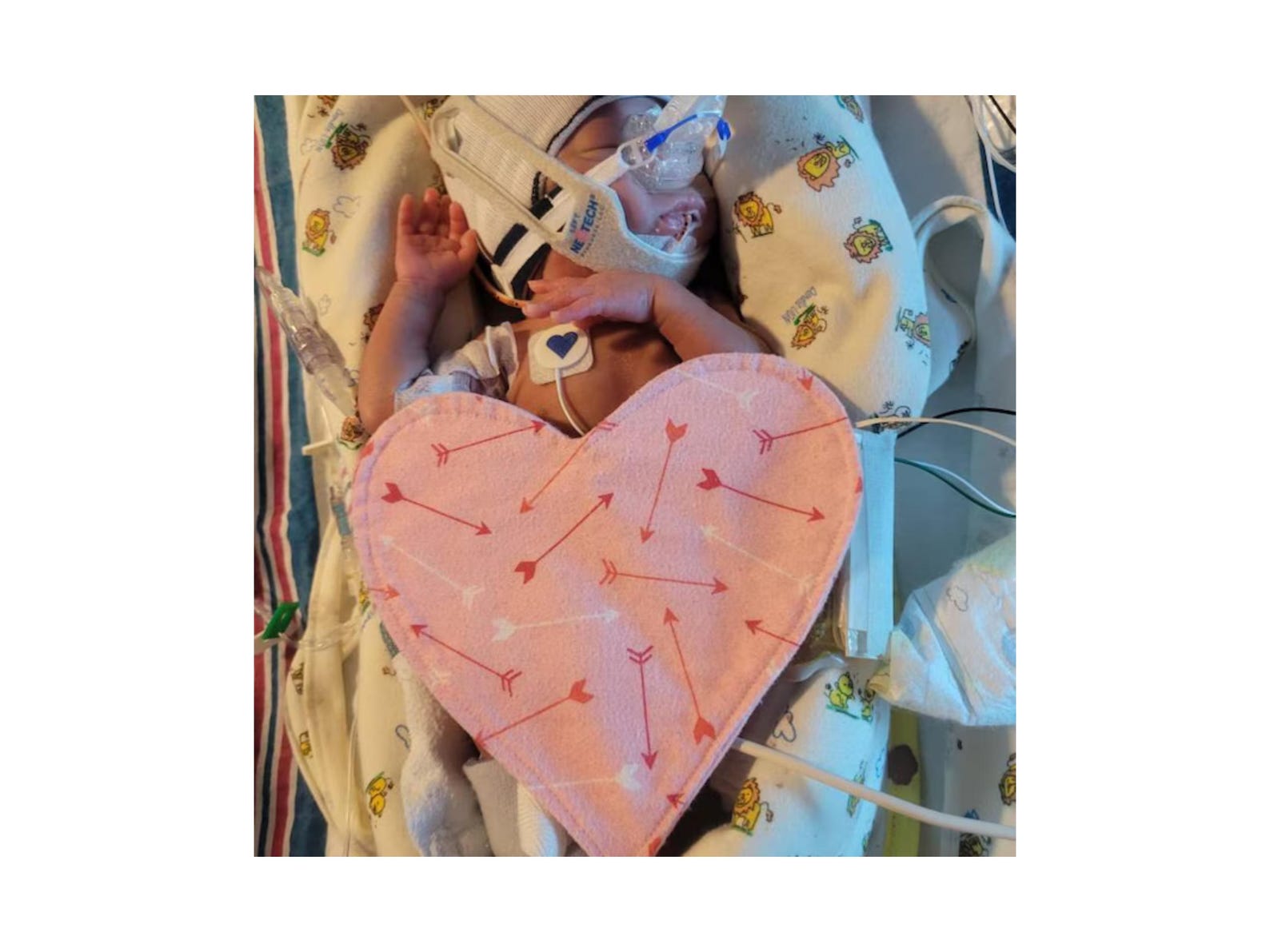 Flannel NICU Bonding Hearts Sewing Pattern (PDF Pattern) - Etsy