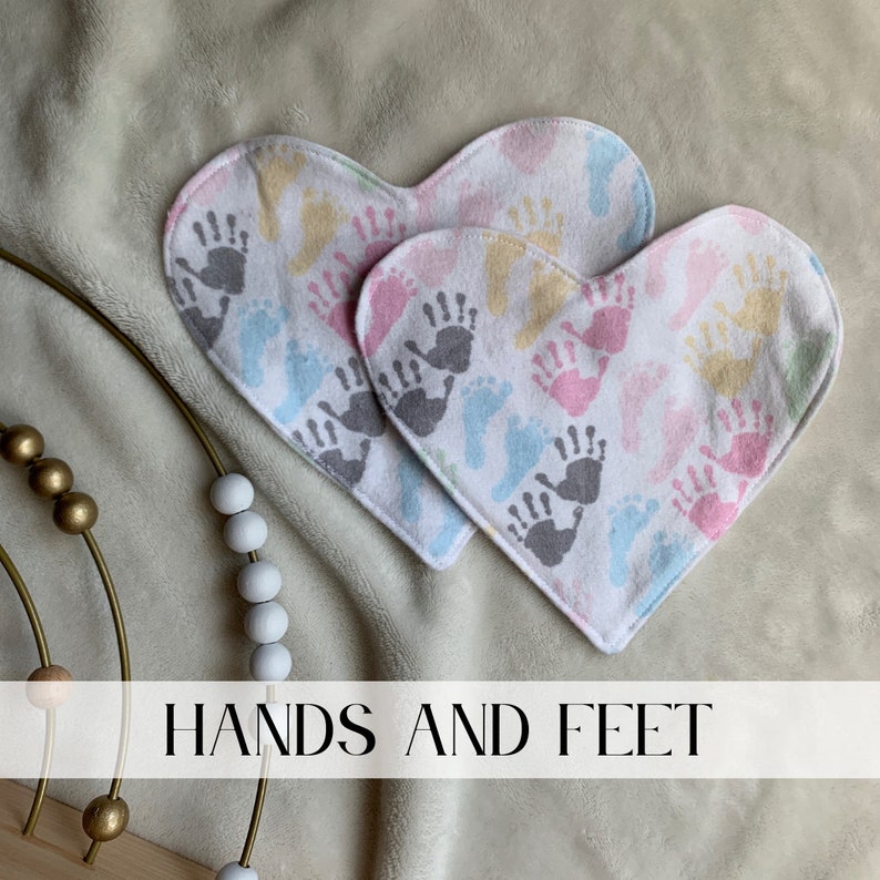 Flannel NICU Bonding Hearts - Set of 2 - Baby Preemie Lovey - Etsy